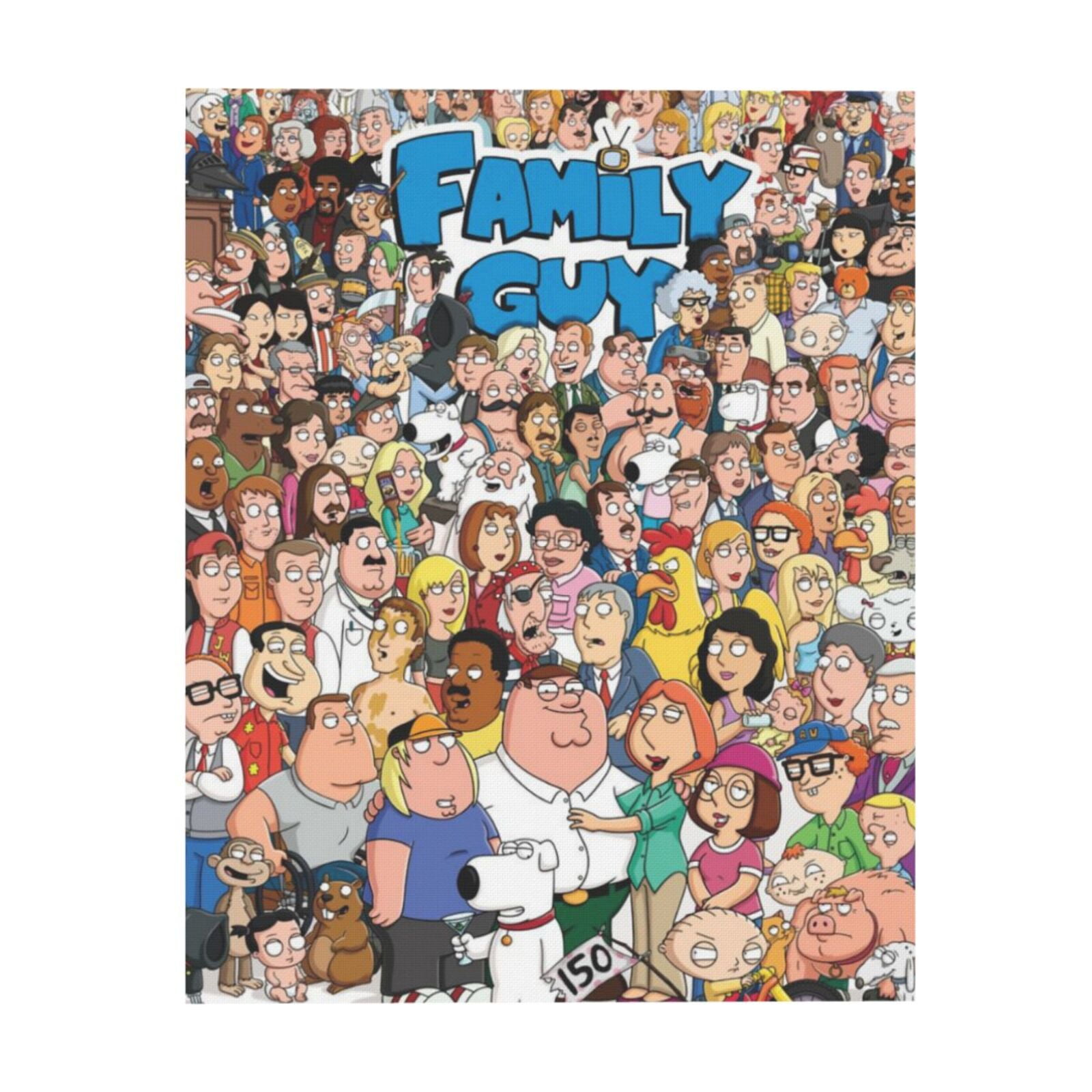 Family Guy Poster , HD Print Canvas Art for Home Bedroom Playroom Wall ...