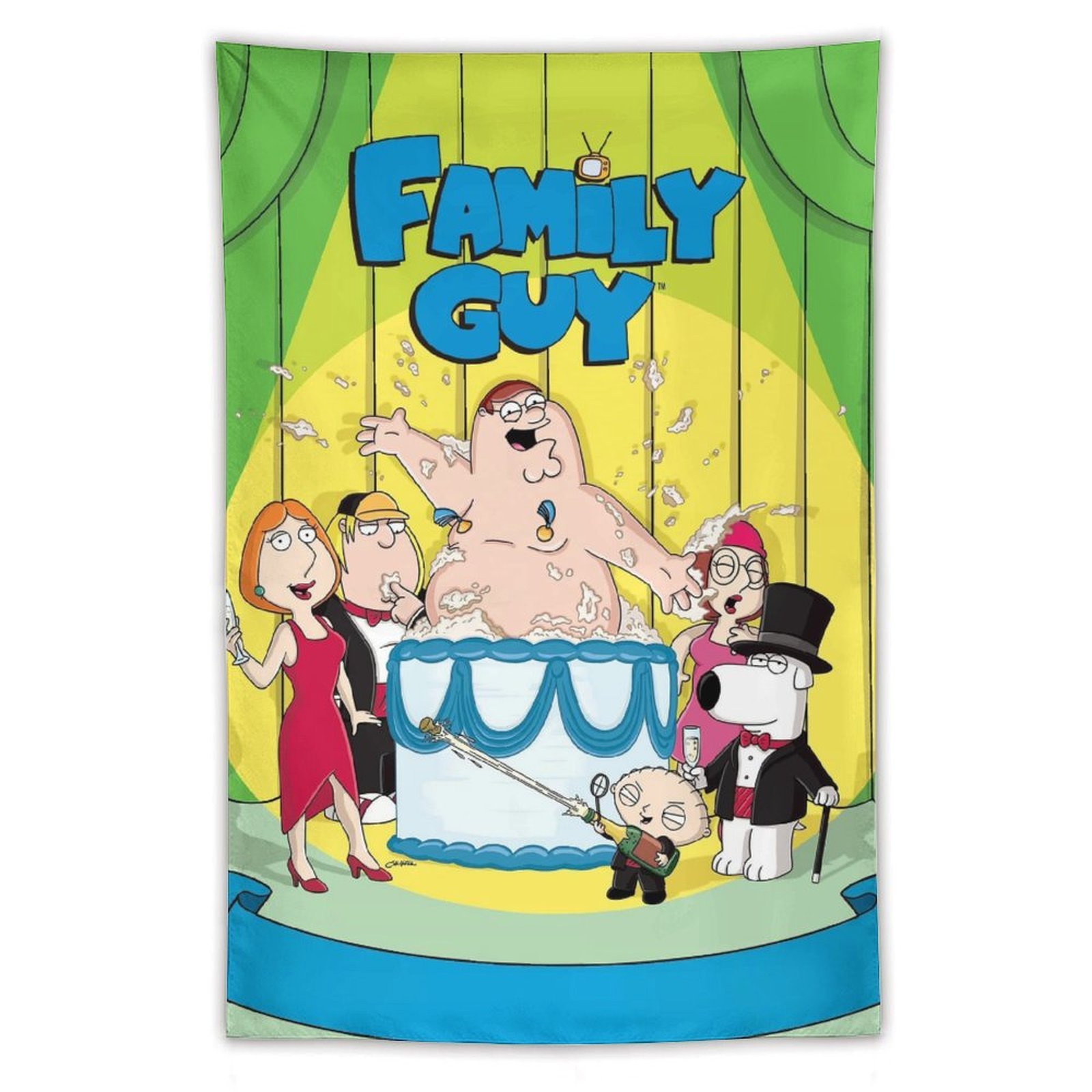 Family Guy Poster Tapestry Luxury Wall Hanging Tapestries Decoration ...
