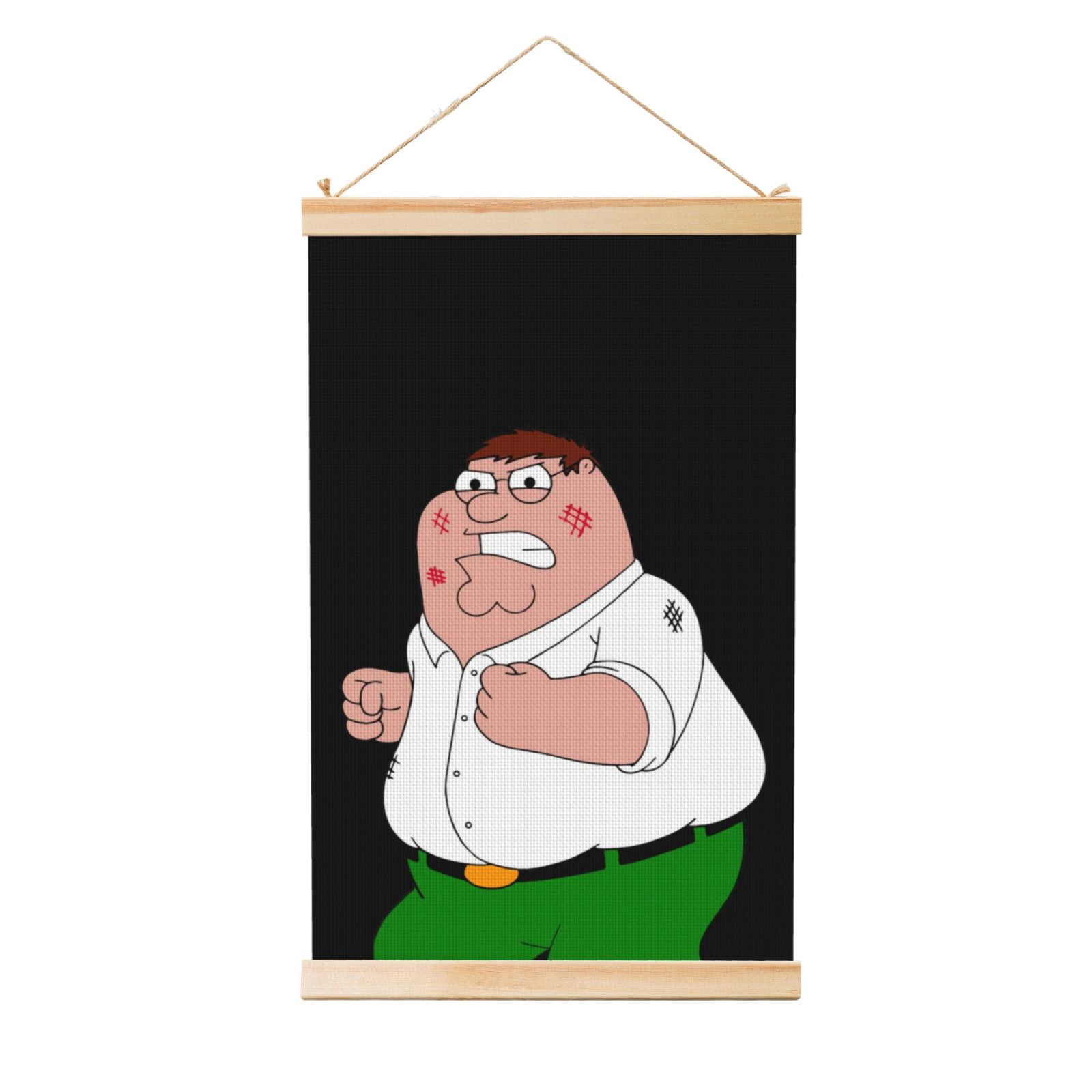 Family Guy Posters Wall Hanging Wooden Shaft Poster Wall Art Aesthetic ...