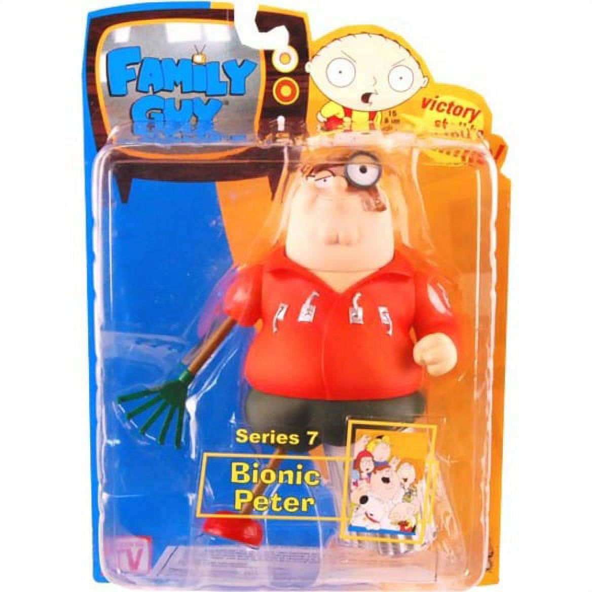 Family Guy Series 7 Action Figure | Bionic Peter - Walmart.com