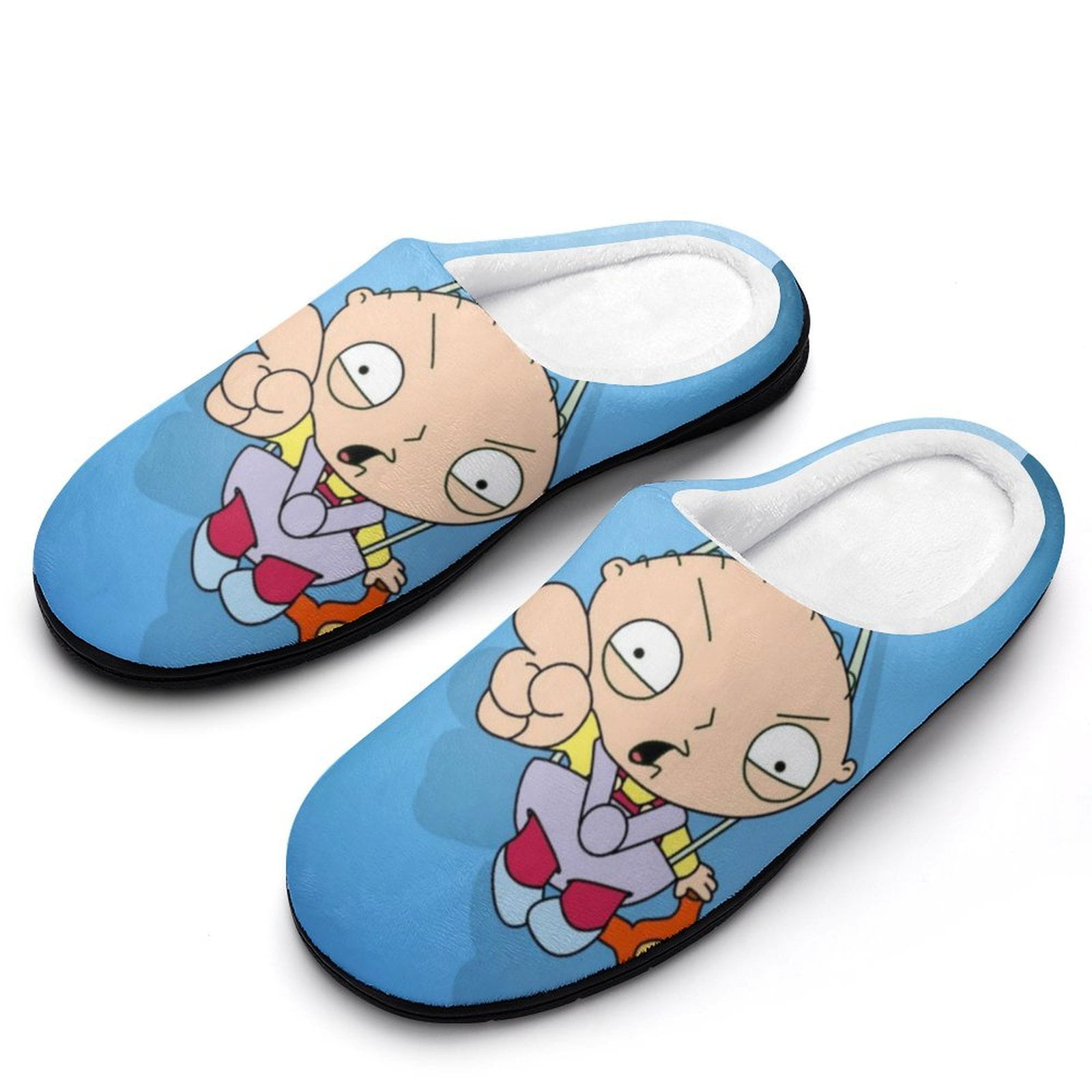 Family Guy Stewie Fuzzy Cotton Slippers For Mens Winter Cotton ...