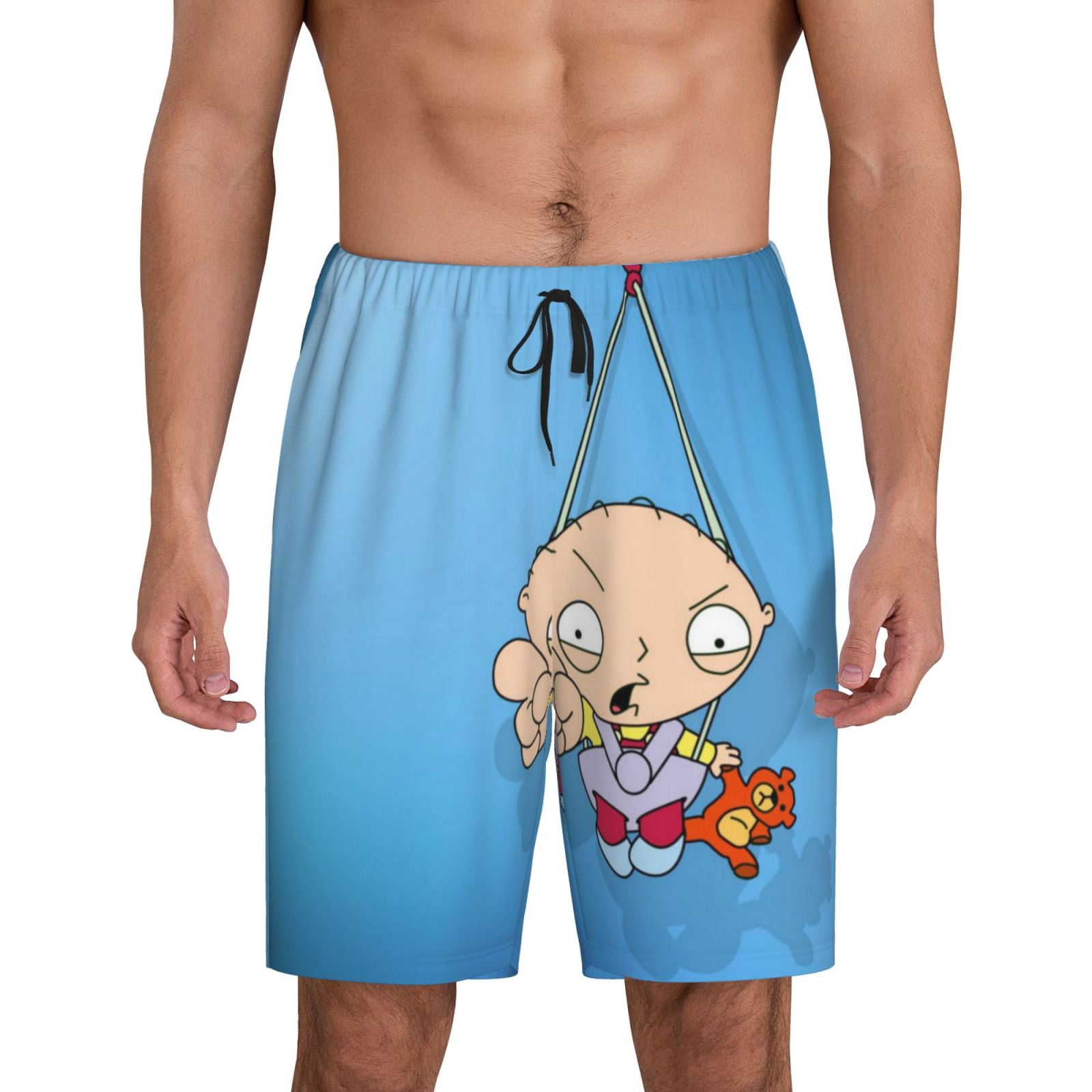 Family Guy Stewie Men's Short Pajama Pants Lightweight Daily Lounge ...
