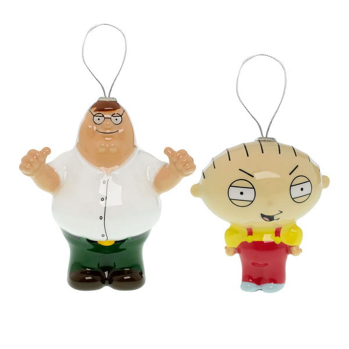 Family Guy Stewie and Peter Griffin Tree Ornaments 2ct - Walmart.com