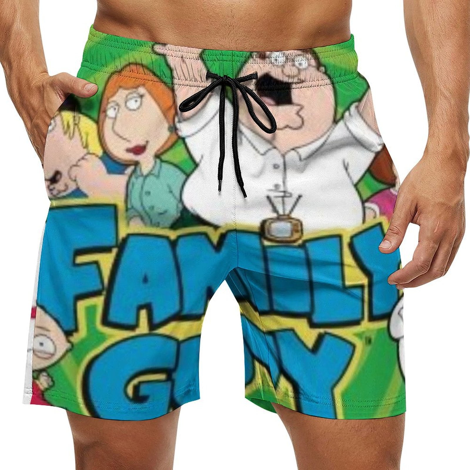 Family Guy Swim Trunks Anime Cute for Men Gift L Family Guy Merch ...