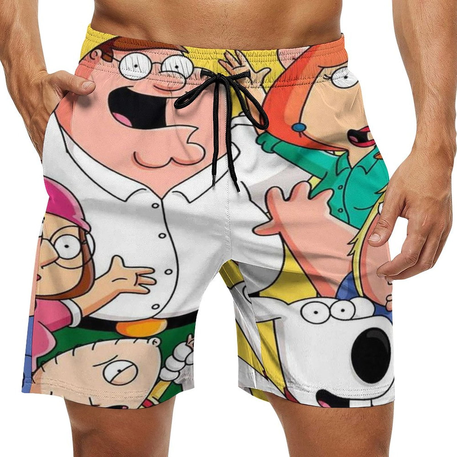 Family Guy Swim Trunks Anime Cute for Men Gift S Family Guy Merch ...