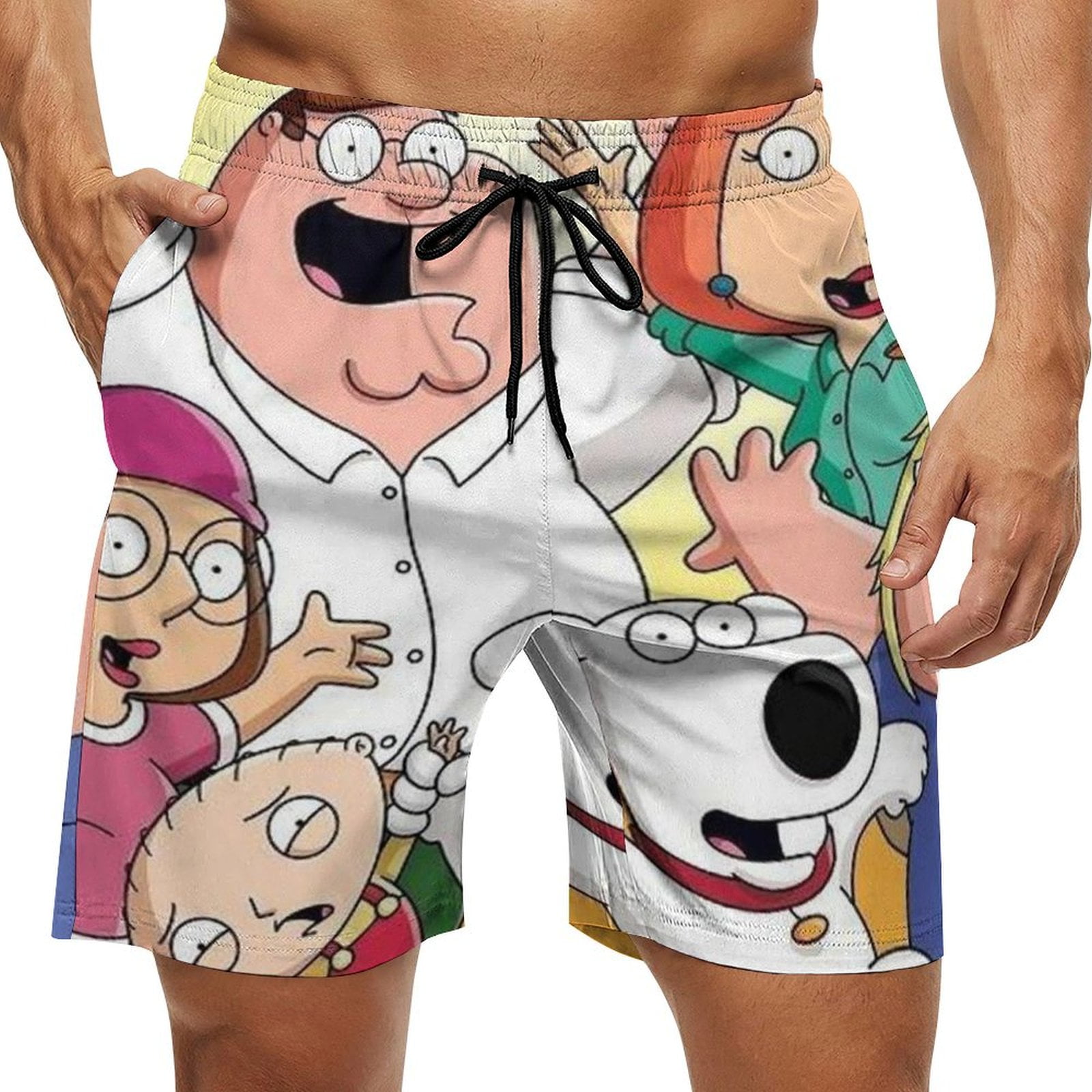 Family Guy Swim Trunks Anime Cute for Men Gift XL Family Guy Merch ...