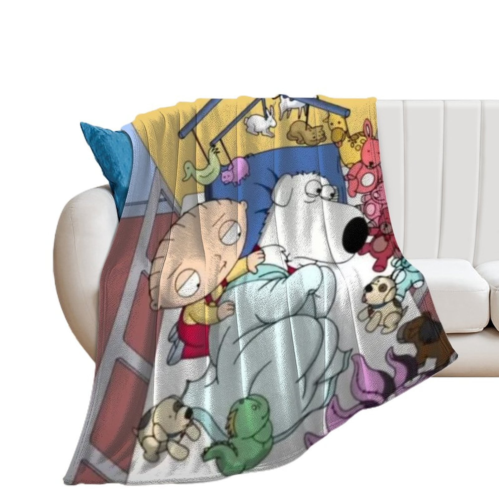 Family Guy Throw Blanket Flannel Anime for Men Women Family Guy Merch ...