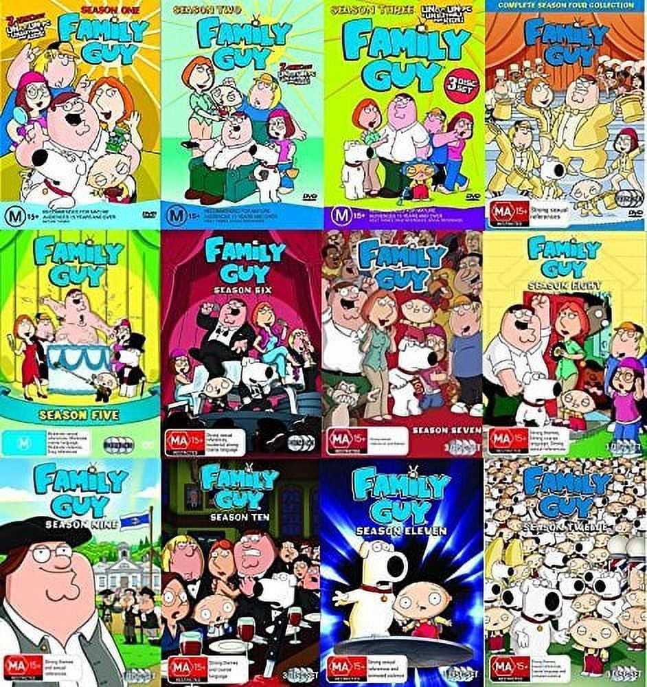 Family Guy Volumes 1-12 Ultimate Complete Collection - Walmart.com