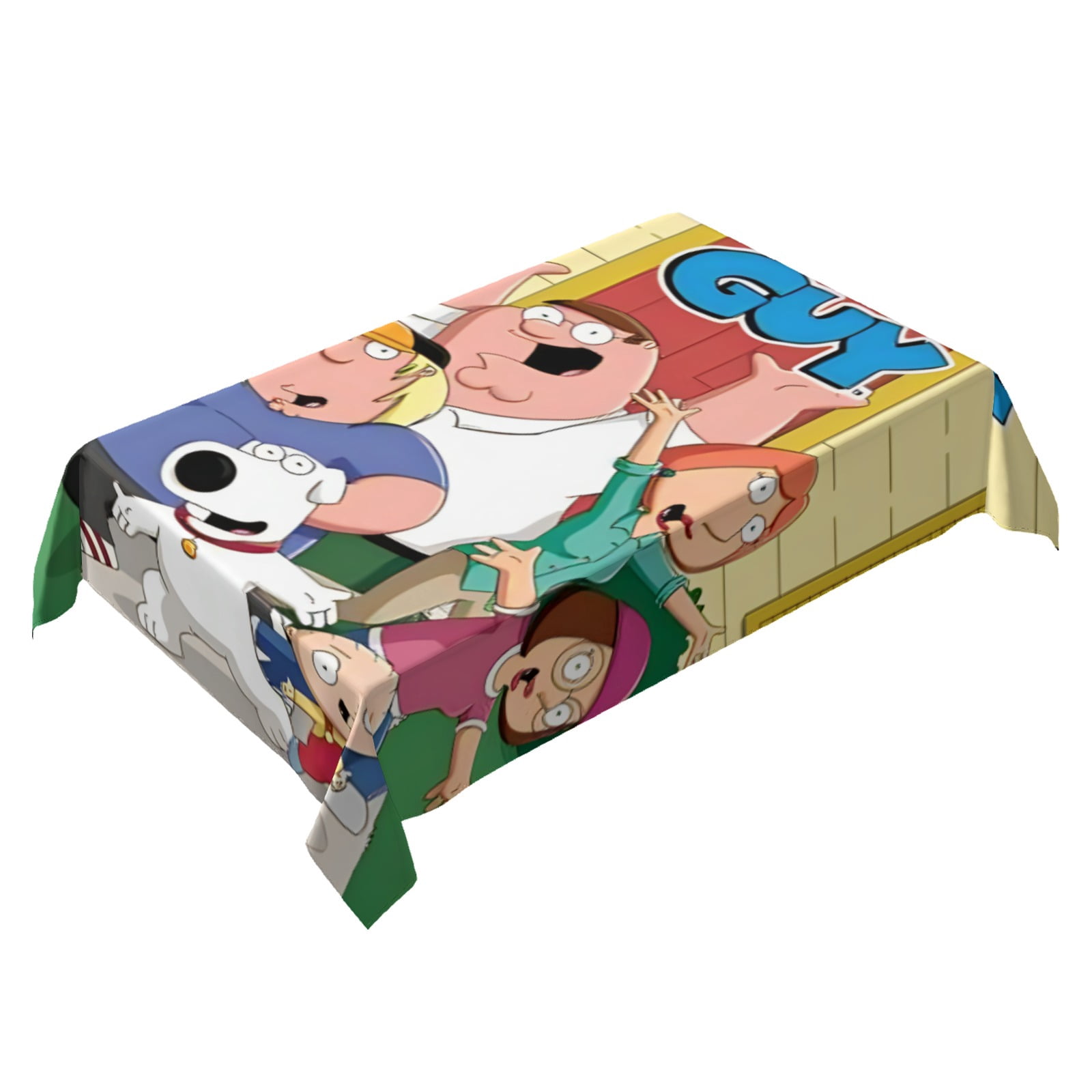 Family Guy square tablecloth has an iconic print, fits most tables, and ...