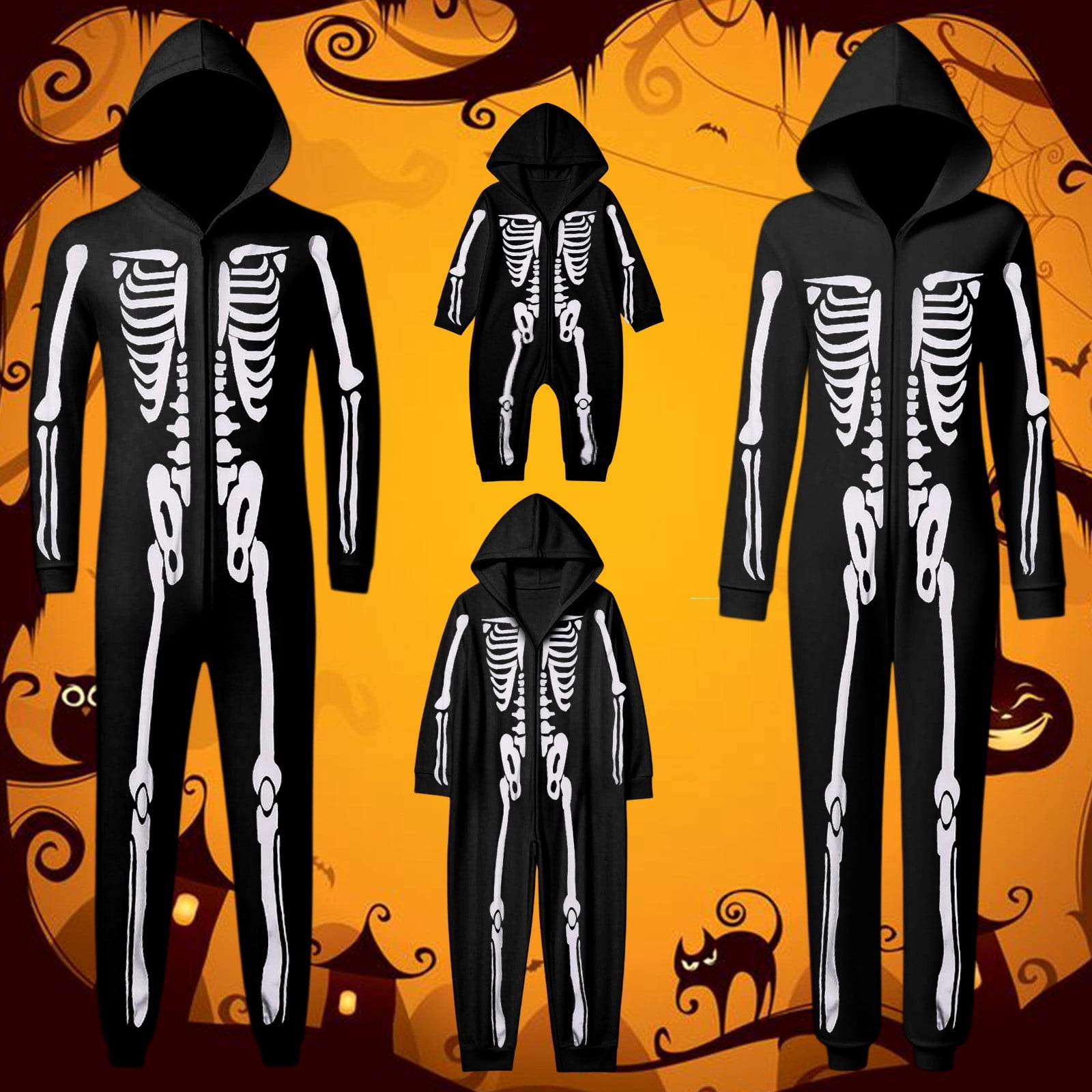 Family Halloween Matching Set For Parents And Kids Cozy Party Outfit ...