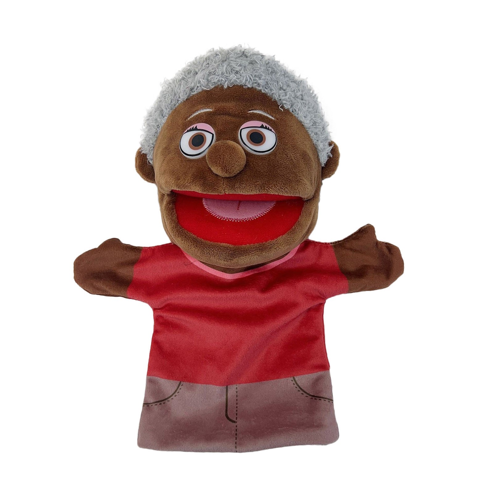 Family Hand Puppet Glove Set, Grandparents Mom Dad Member Stuffed Plush ...