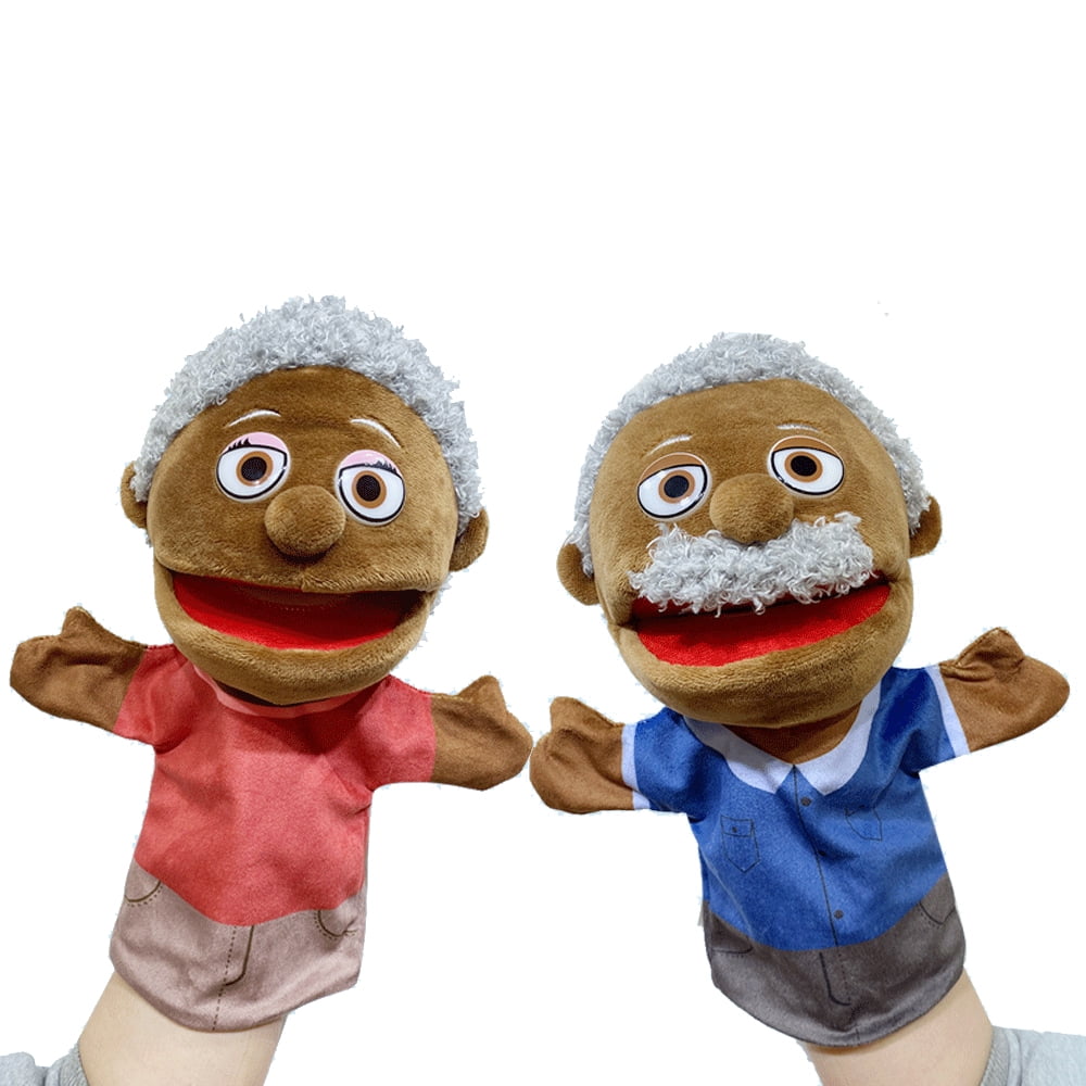 Family Hand Puppets 11 Inch Grandparents, Mom & Dad, Brother & Sister ...