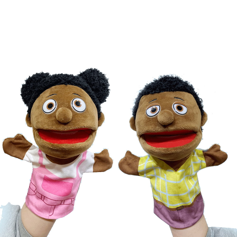 Family Hand Puppets 11 Inch Grandparents, Mom & Dad, Brother & Sister ...