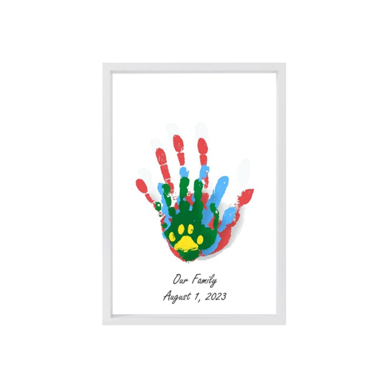Family Handprint Kit, Handprint Art Craft DIY Kit, Baby Hand print Gift ...