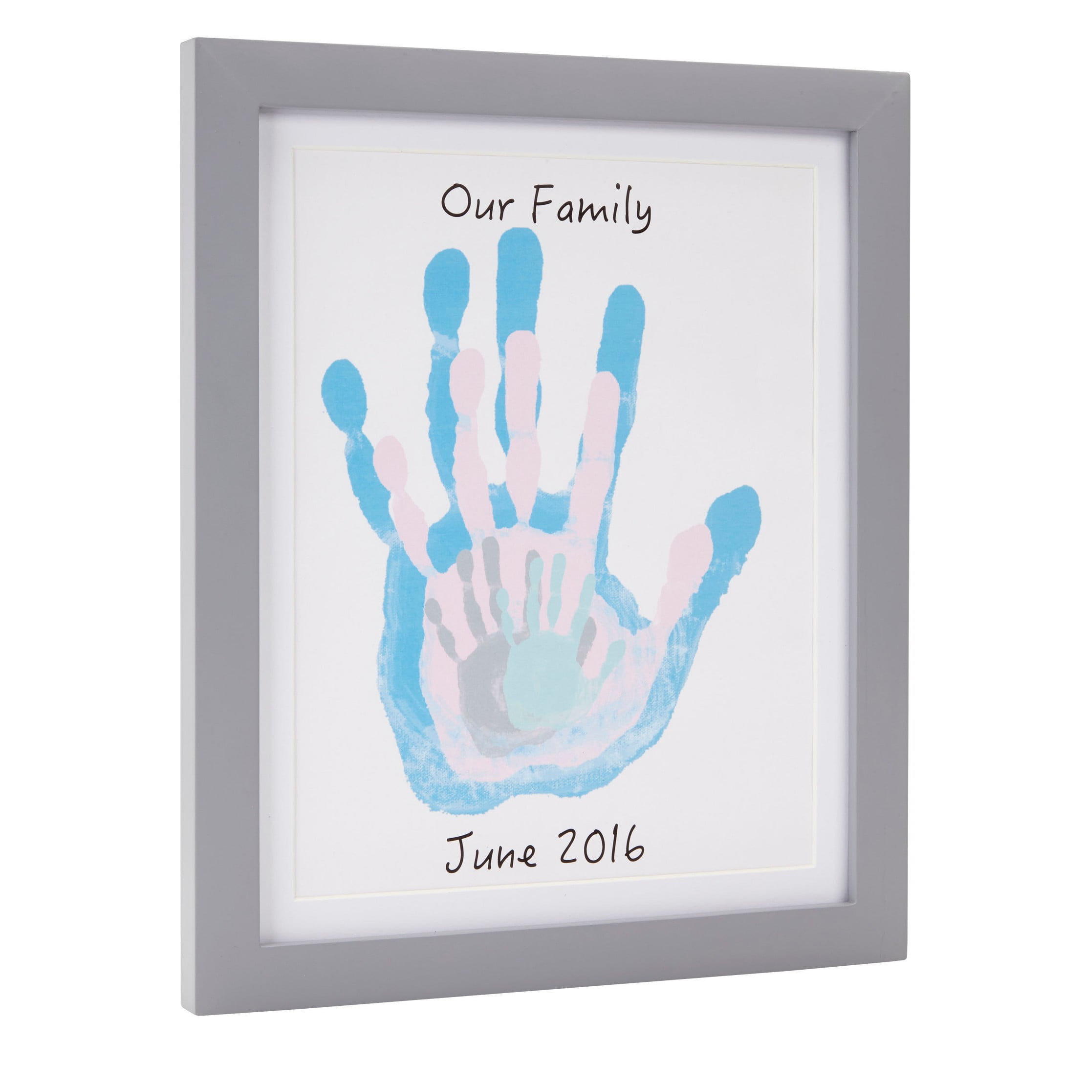 Family Handprints Frame, DIY Keepsake Kit - Walmart.com