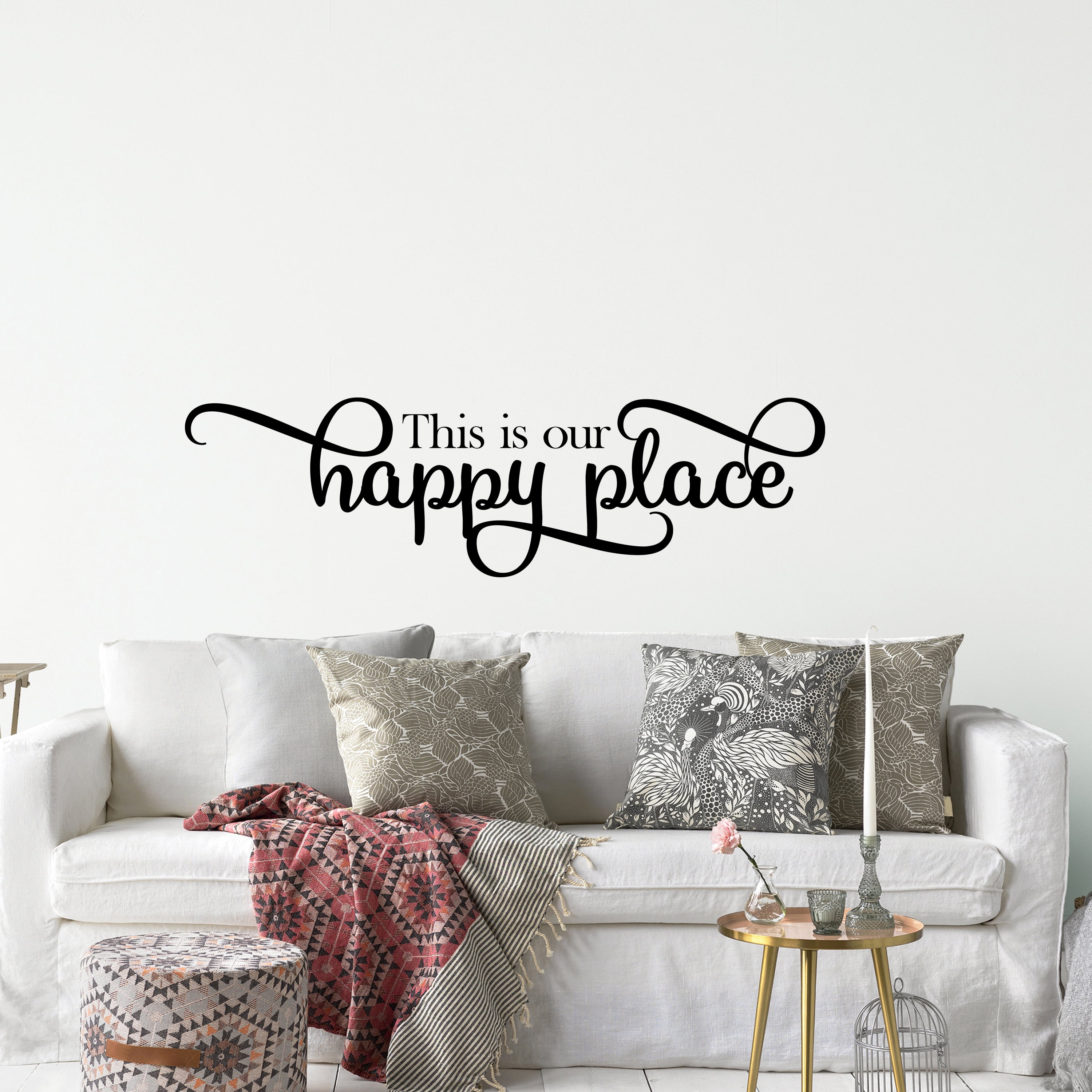 Family Home Decor Wall Decal Sticker Quote Vinyl Wall Art - This Is Our ...