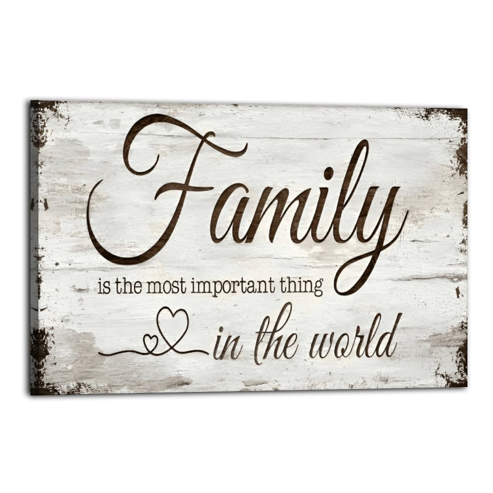Family Is Important Quotes Canvas Wall Art, Inspirational Family Prints ...