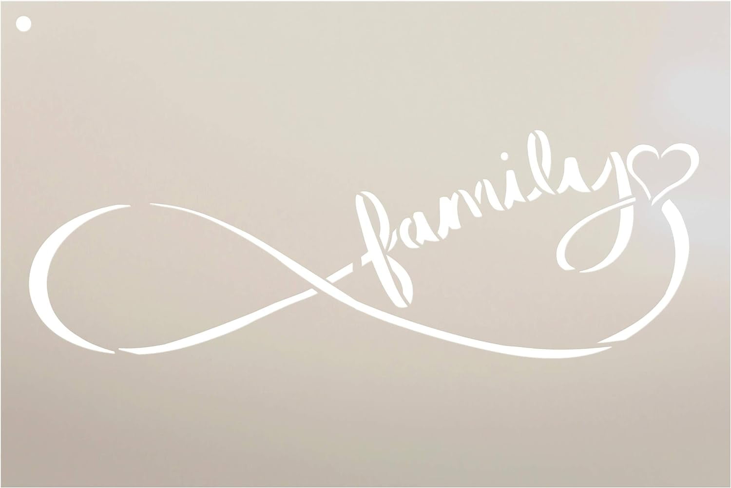 Family Infinity Symbol Stencil By | Reusable Mylar Template | Use To ...