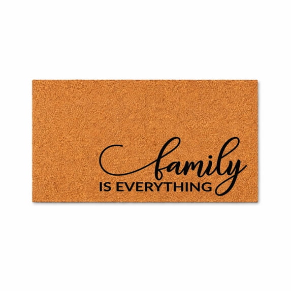 Family Is Everything Doormat, Welcome Door Mat, Entryway Porch Rug ...