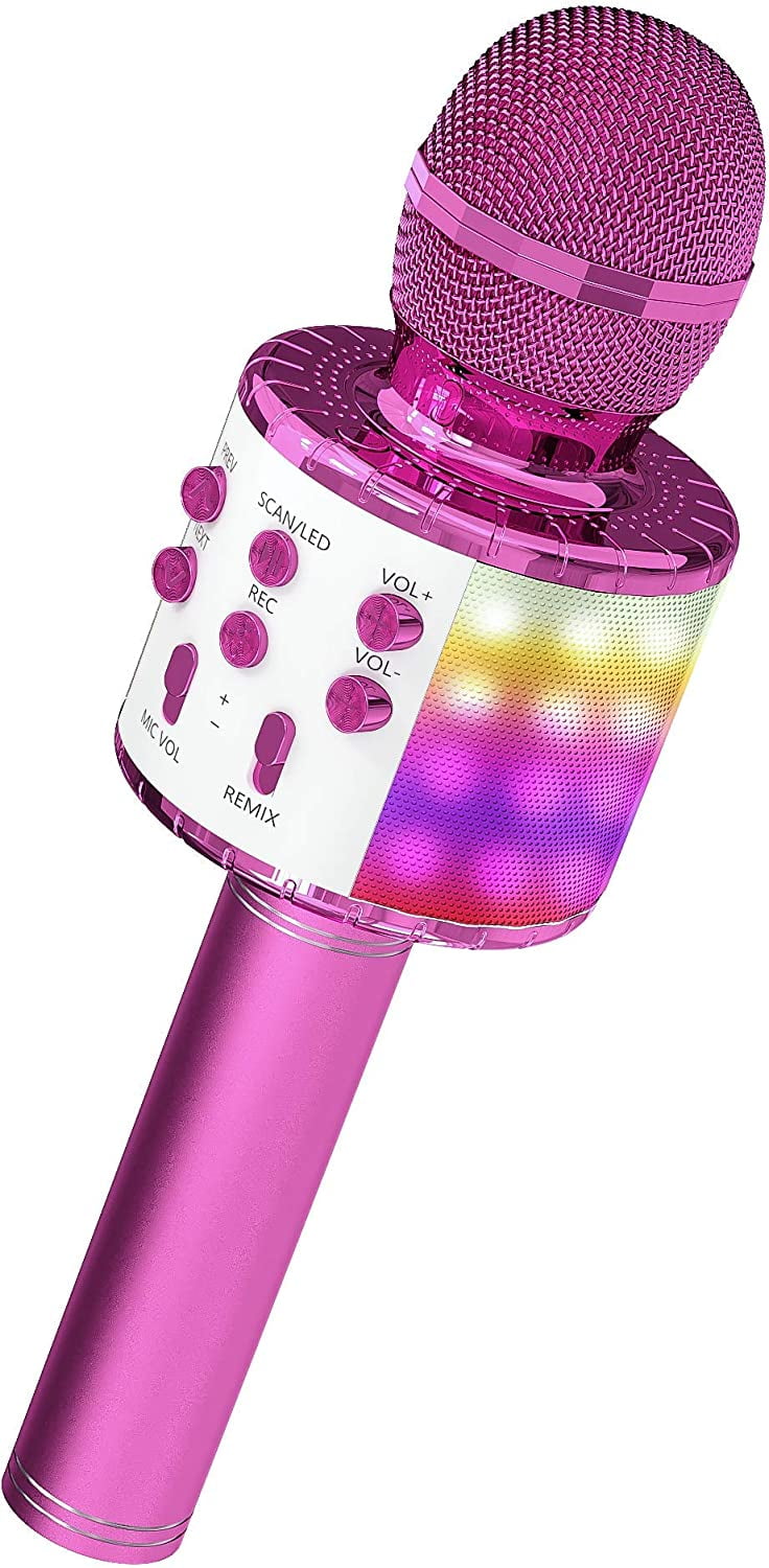 Family Karaoke Microphone, Wireless Bluetooth Karaoke Microphone with ...