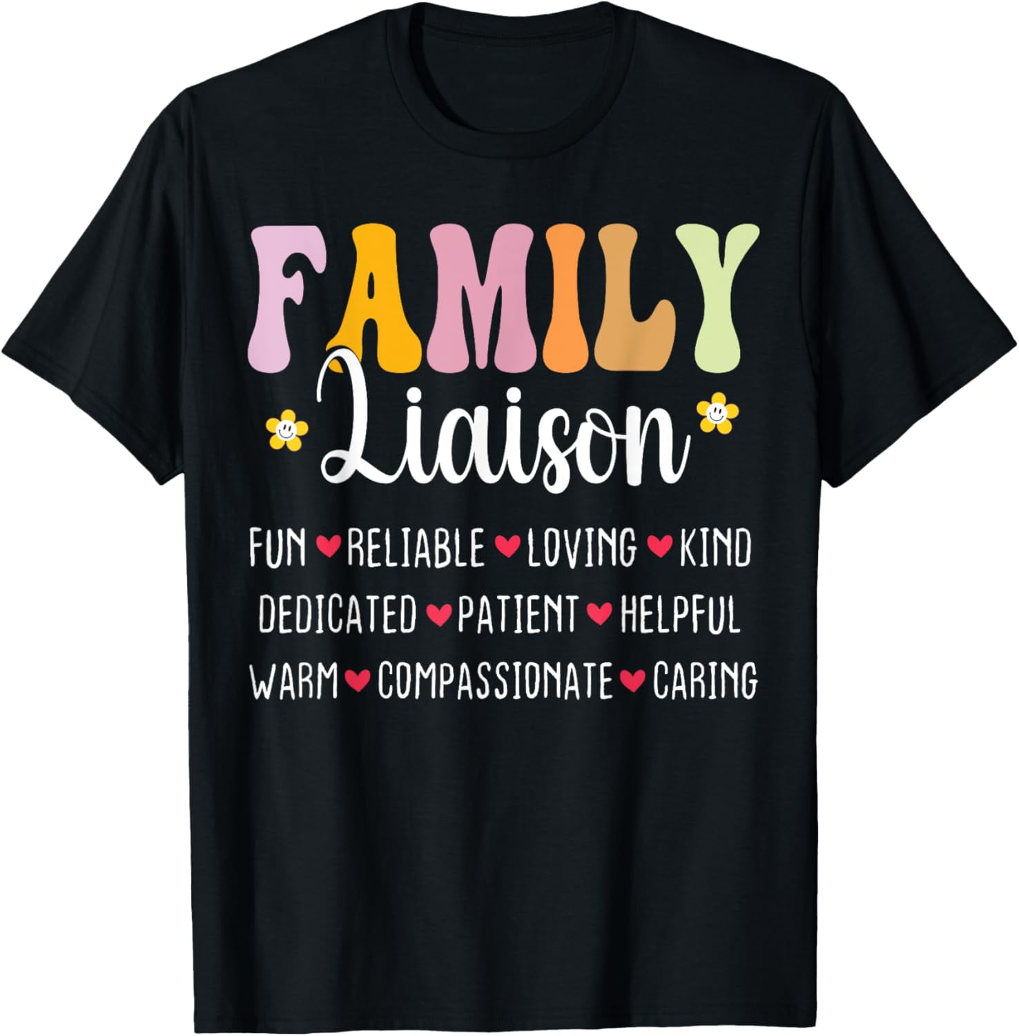 Family Liaison Back to School Teacher Appreciation Week T-Shirt ...