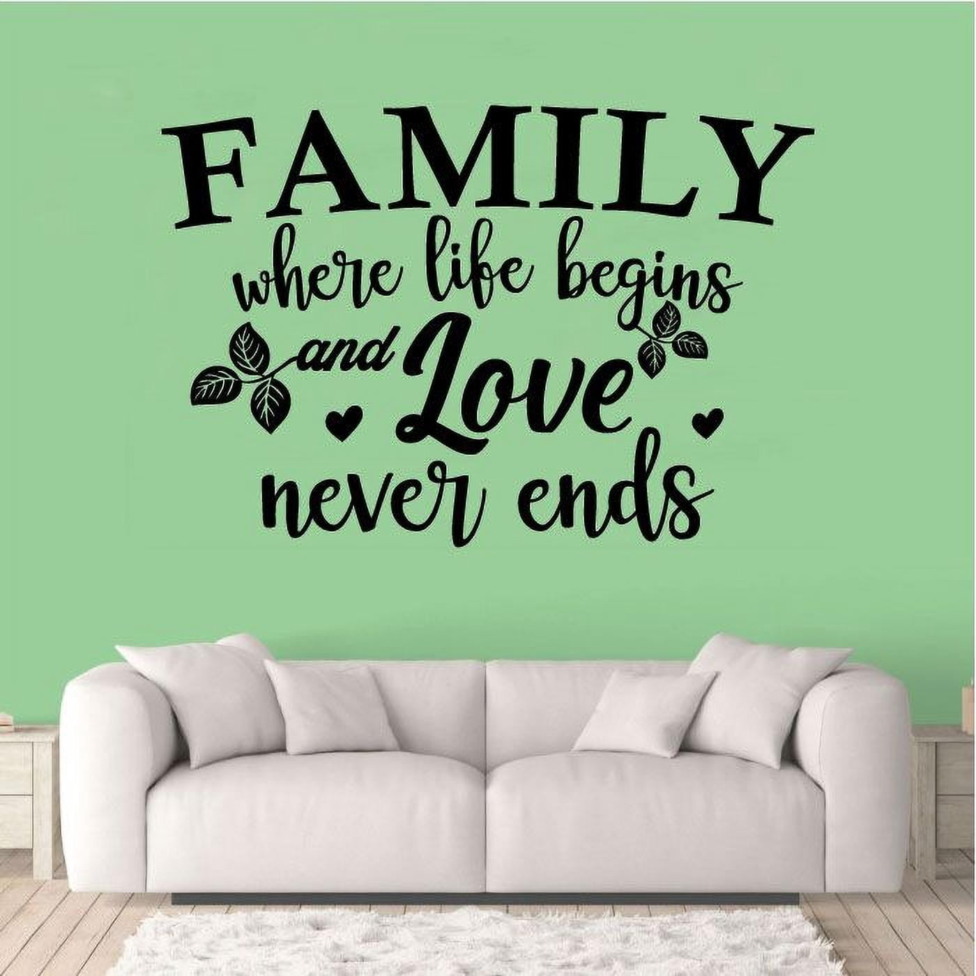 Family Life Quote Family Where Life Begins And Love Never Ends - Home ...