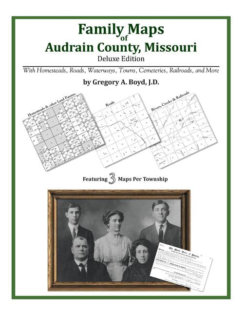 Family Maps of Audrain County, Missouri - Walmart.com