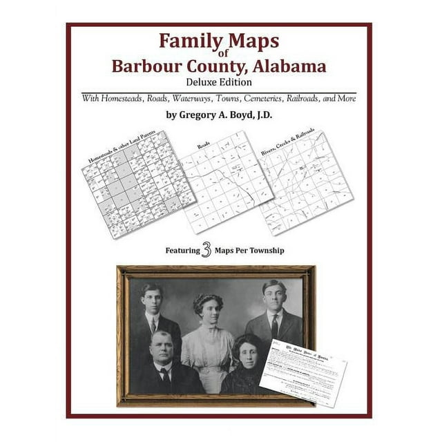 Family Maps of Barbour County, Alabama, Deluxe Edition - Walmart.com
