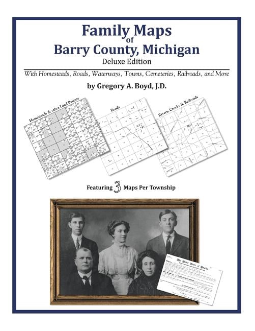 Family Maps of Barry County, Michigan - Walmart.com