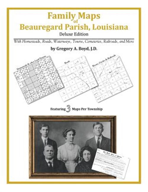 Pre-Owned Family Maps of Beauregard Parish, Louisiana - Walmart.com