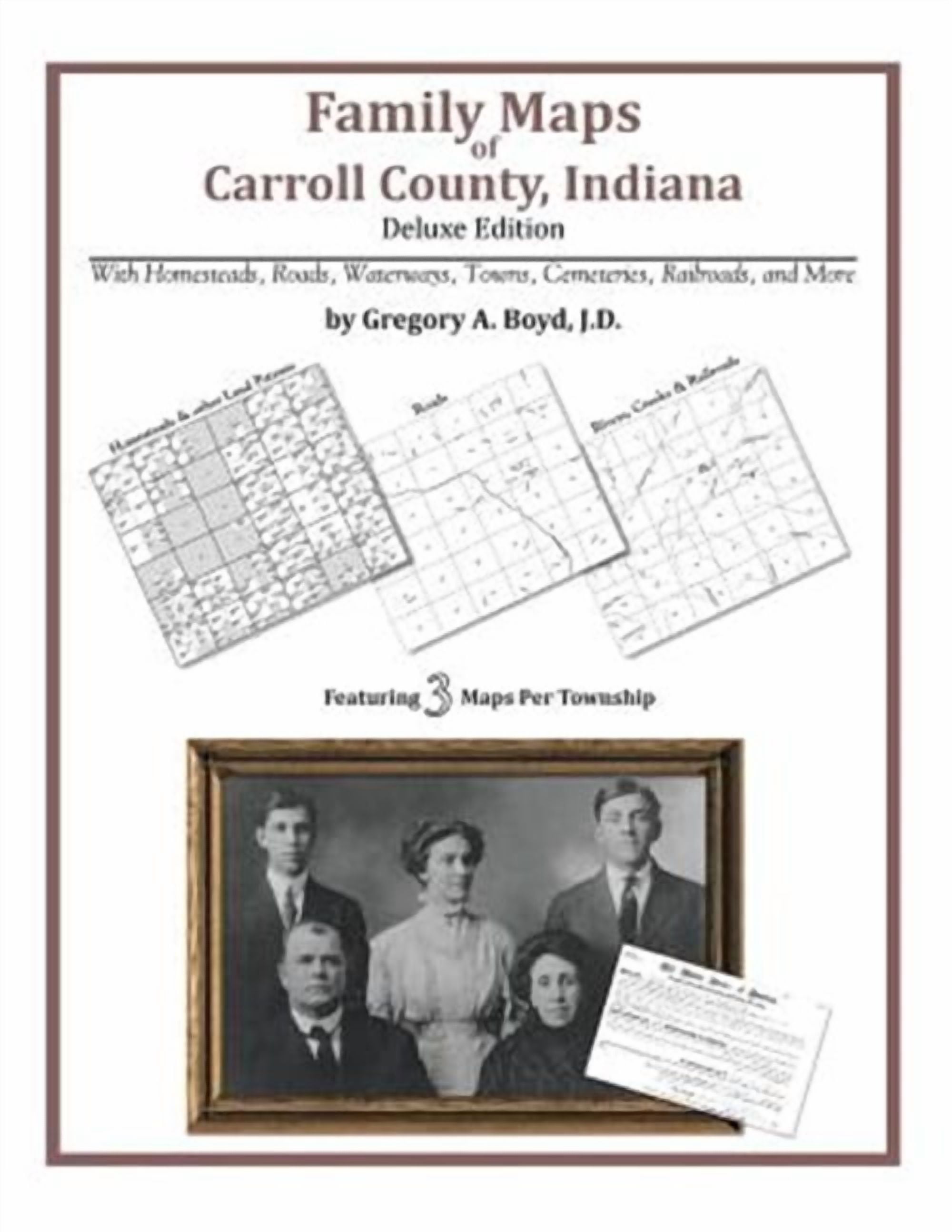 Family Maps of Carroll County, Indiana (Paperback) - Walmart.com