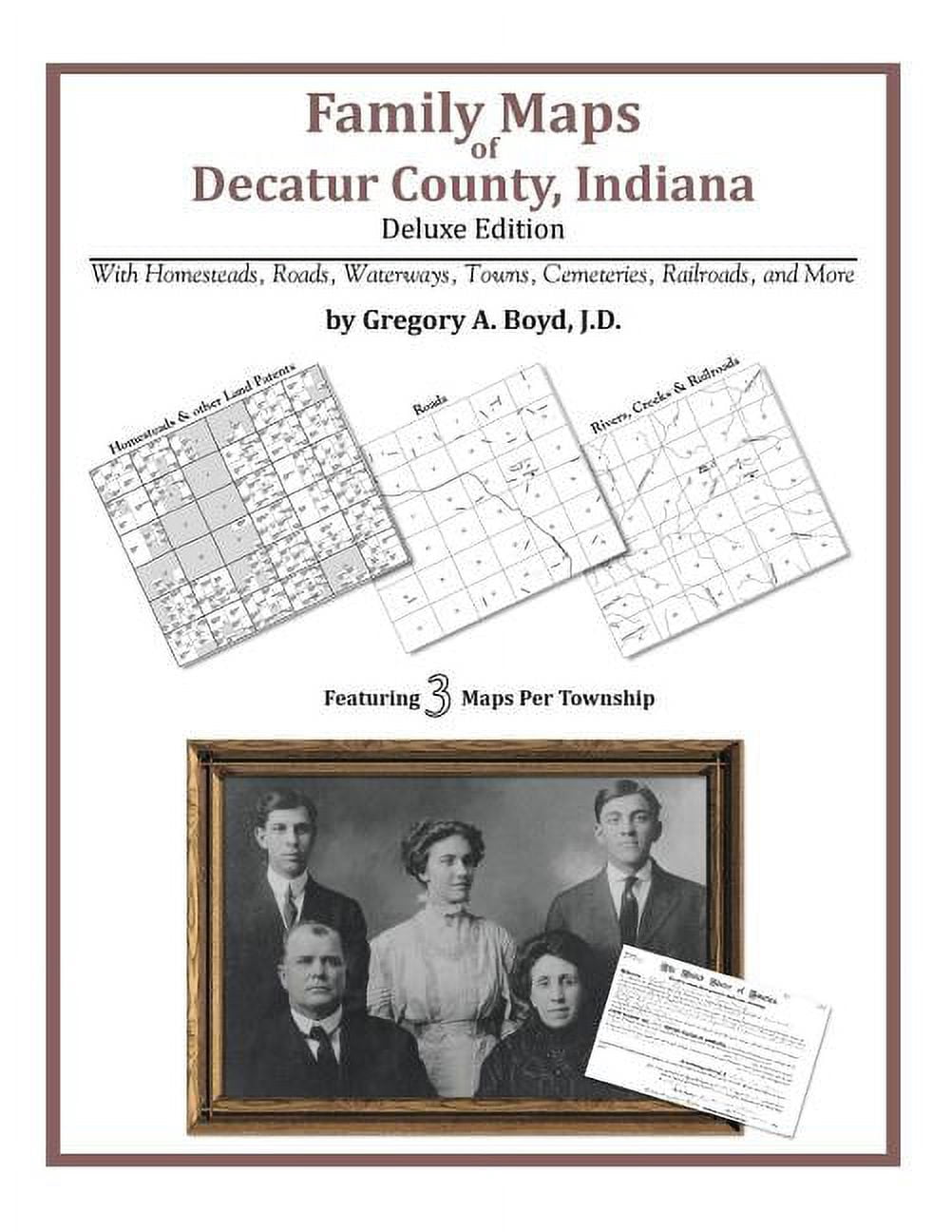 Family Maps of Decatur County, Indiana - Walmart.com