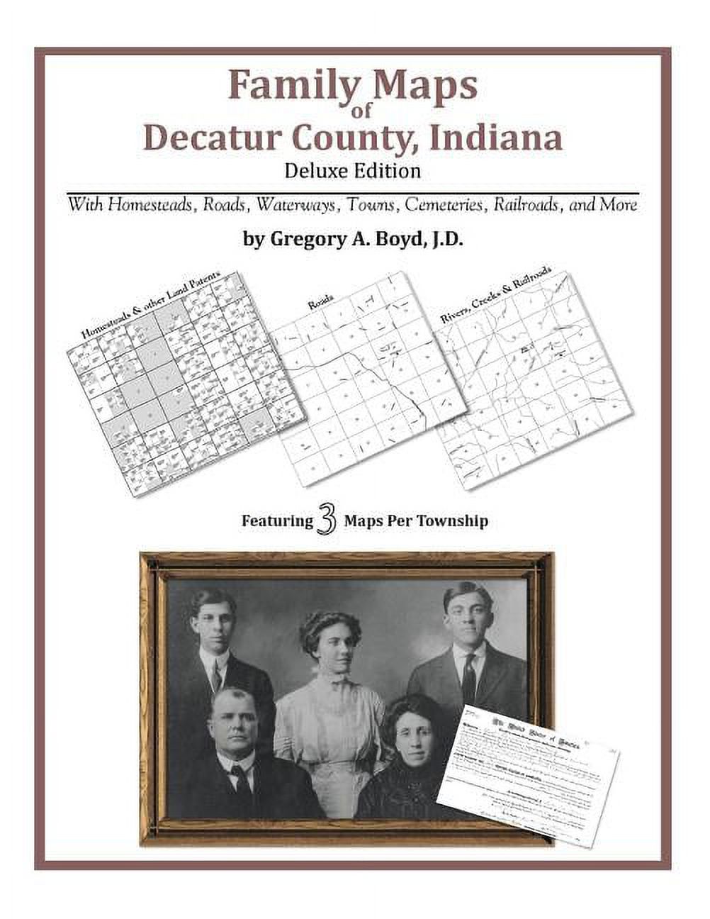 Family Maps of Decatur County, Indiana (Paperback) - Walmart.com