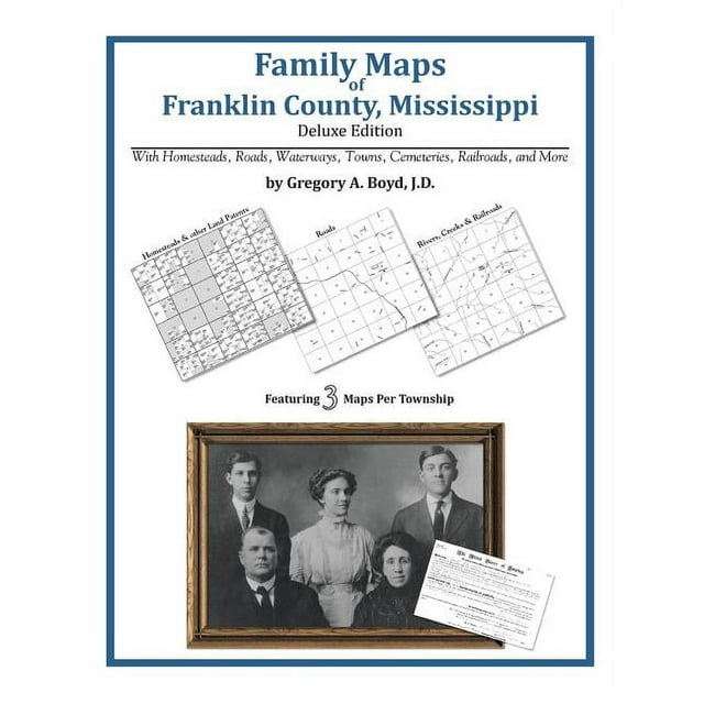 Family Maps of Franklin County, Mississippi - Walmart.com