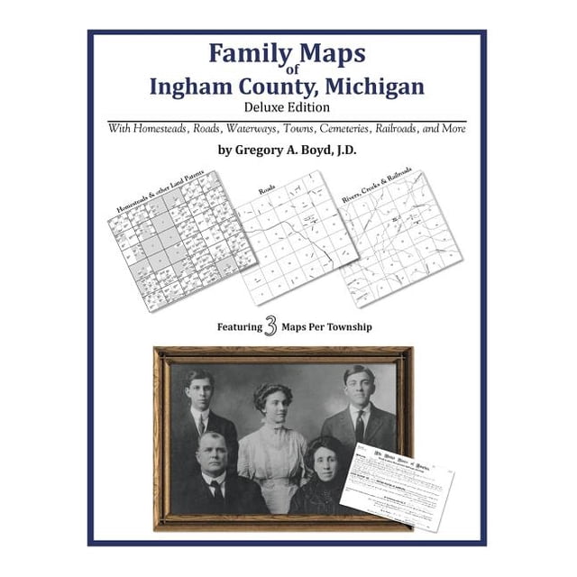Family Maps of Ingham County, Michigan - Walmart Business Supplies