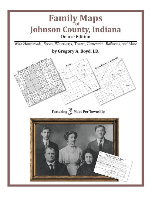 Family Maps of Johnson County, Indiana - Walmart.com