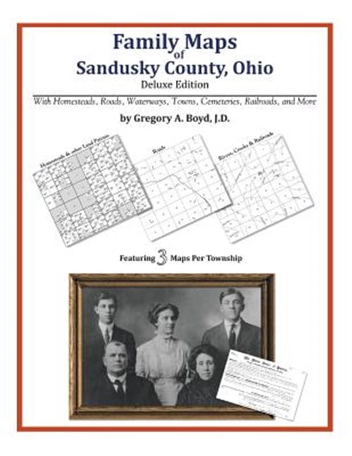 Family Maps of Sandusky County, Ohio - Walmart.com