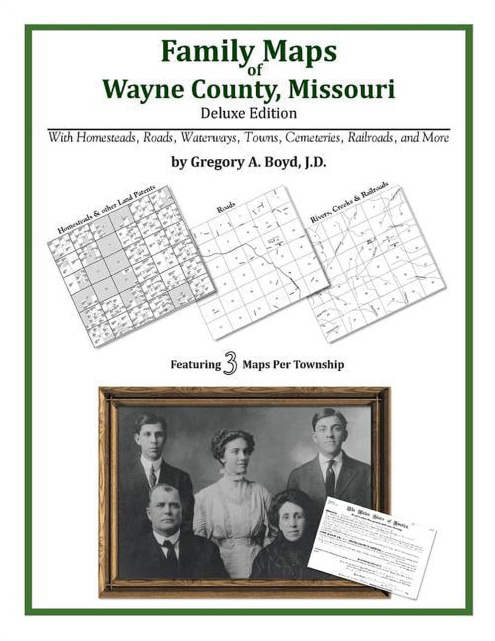 Family Maps of Wayne County, Missouri - Walmart.com