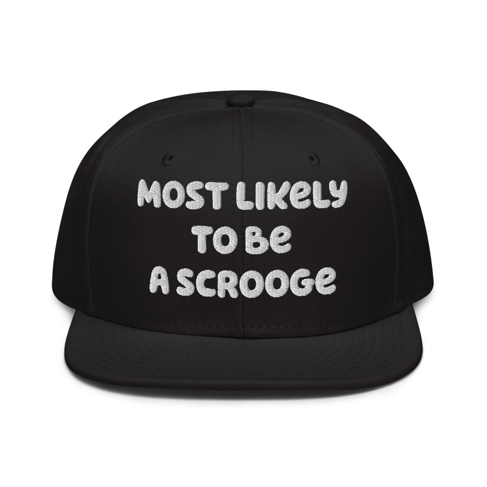 Family Matching Christmas Embroidered Snapback Hat, Most Likely To Be A ...