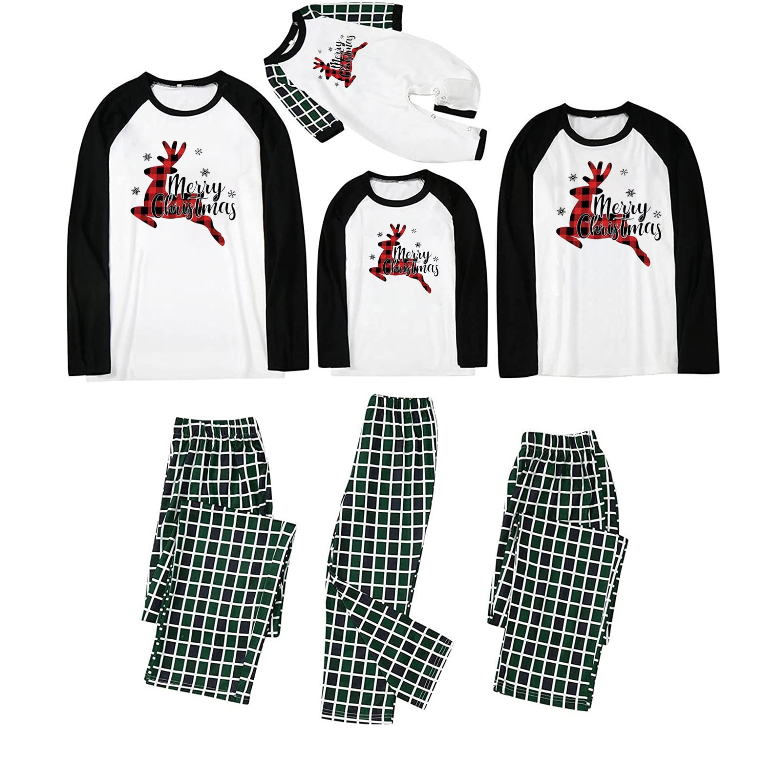Family Matching Christmas Pajamas,Christmas Deer Pjs Set Christmas ...