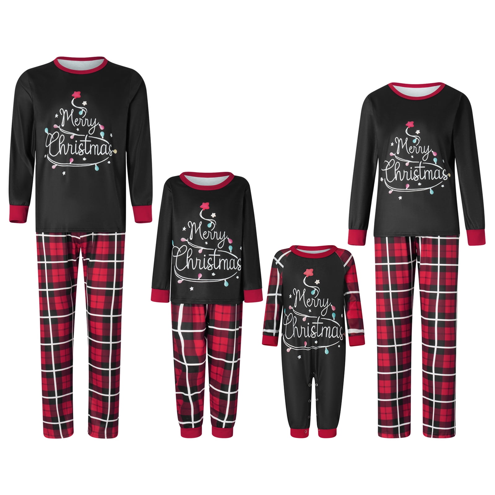 Family Matching Christmas Pajamas Set, Cute Elk Sleepwear for Boys ...