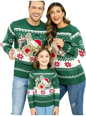 Matching Christmas Sweaters Family