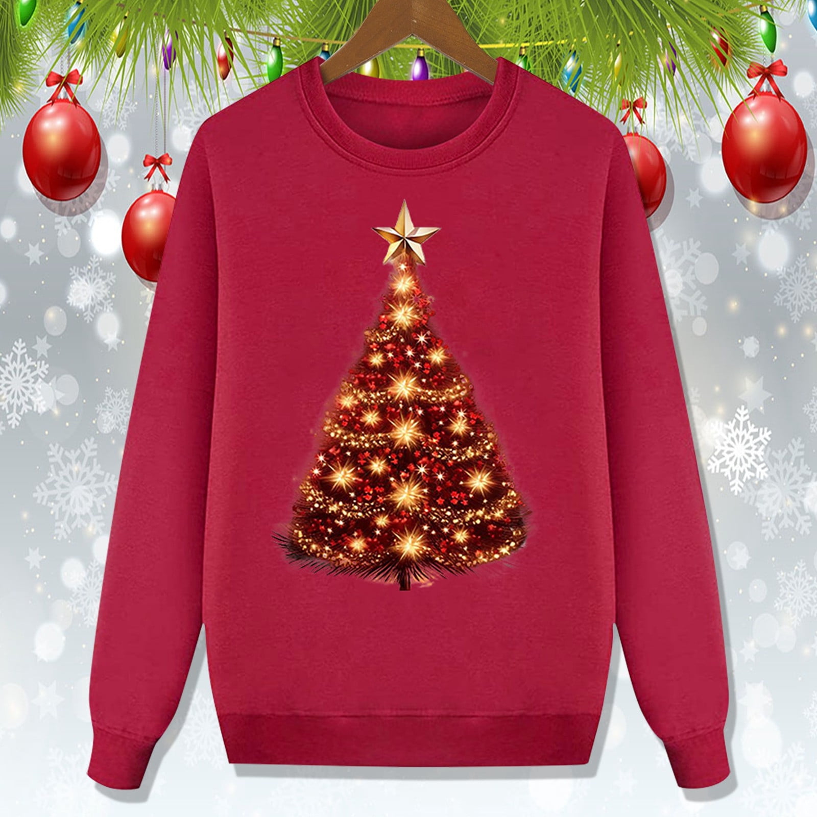 Family Matching Christmas Sweatshirts Long Sleeve Cozy Christmas ...
