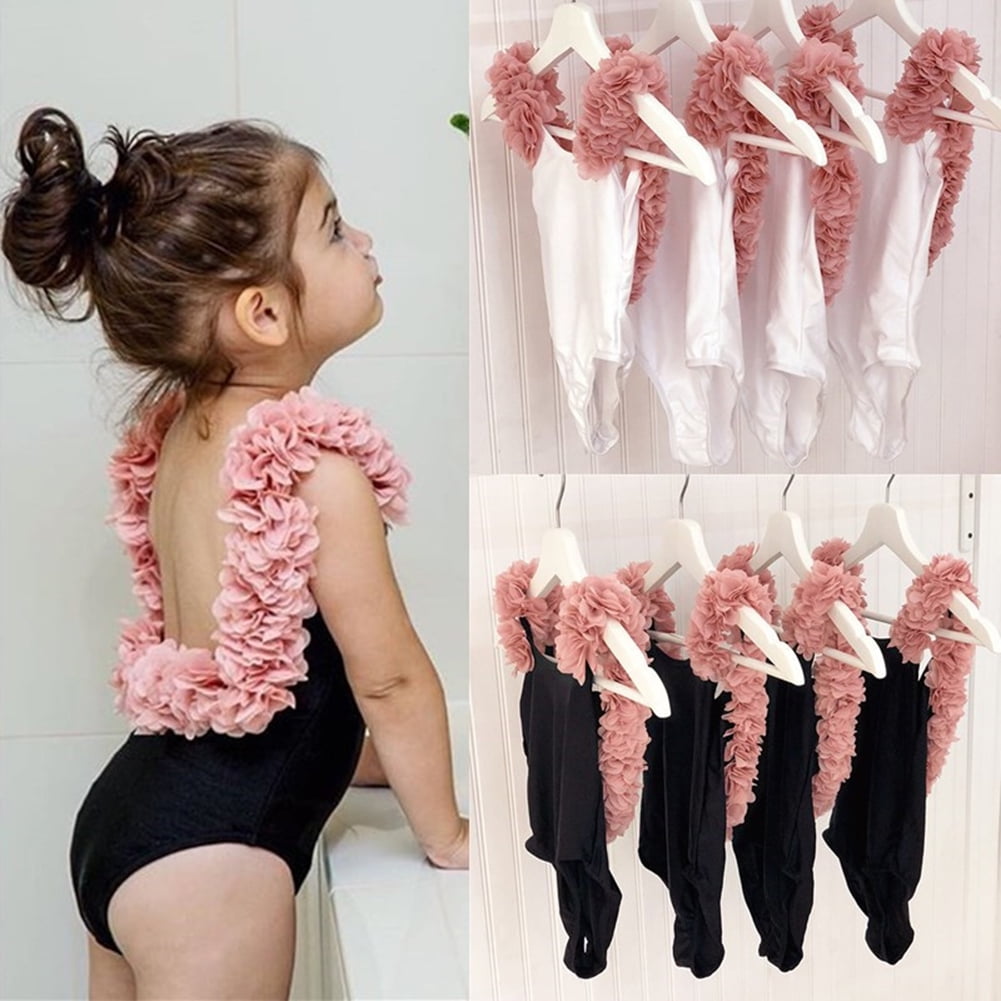 Family Matching Daughter Kid Girl Bikini Backless Tankini One-piece ...