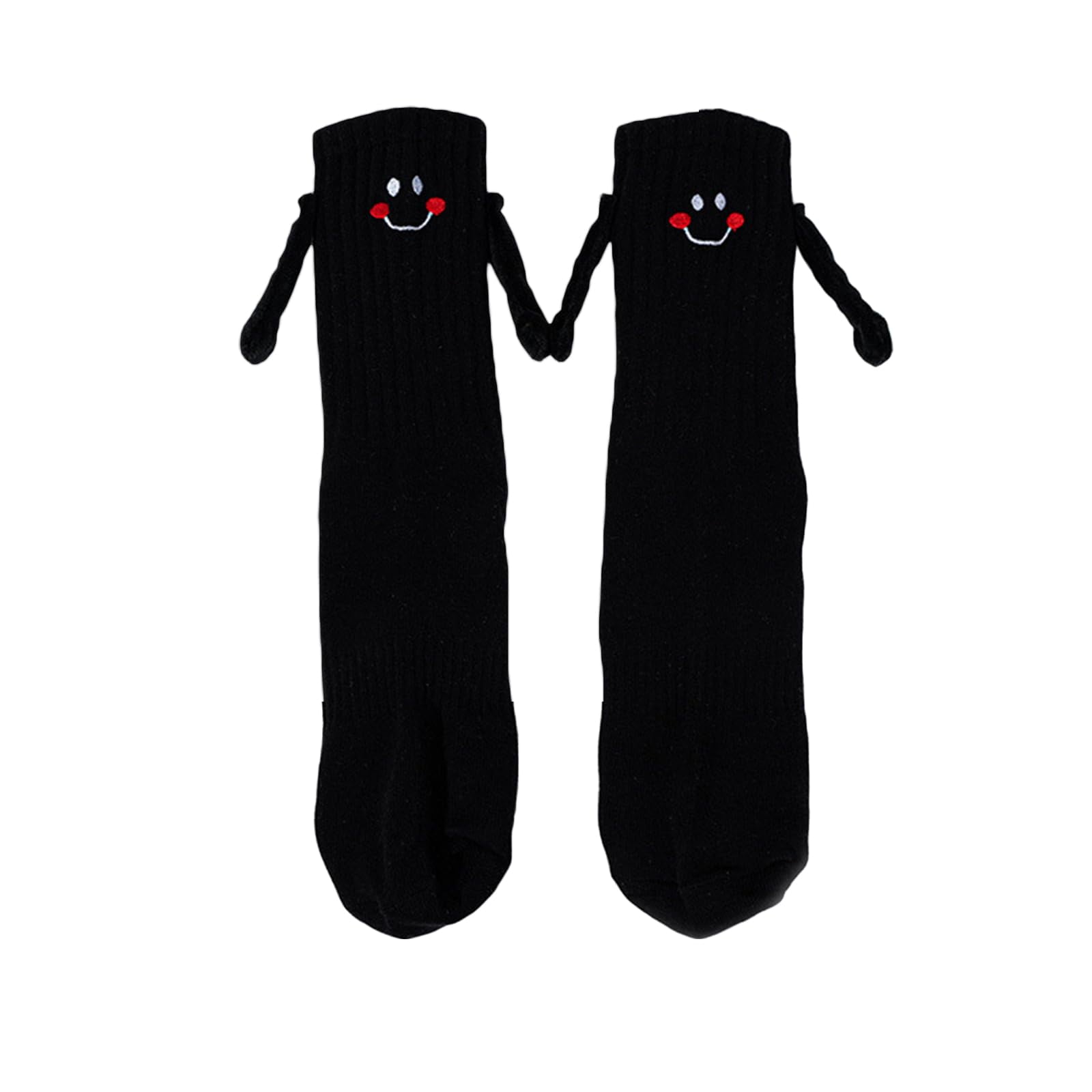 Family Matching Holding Hands Socks, Couple Novelty Funny Magnetic Mid ...