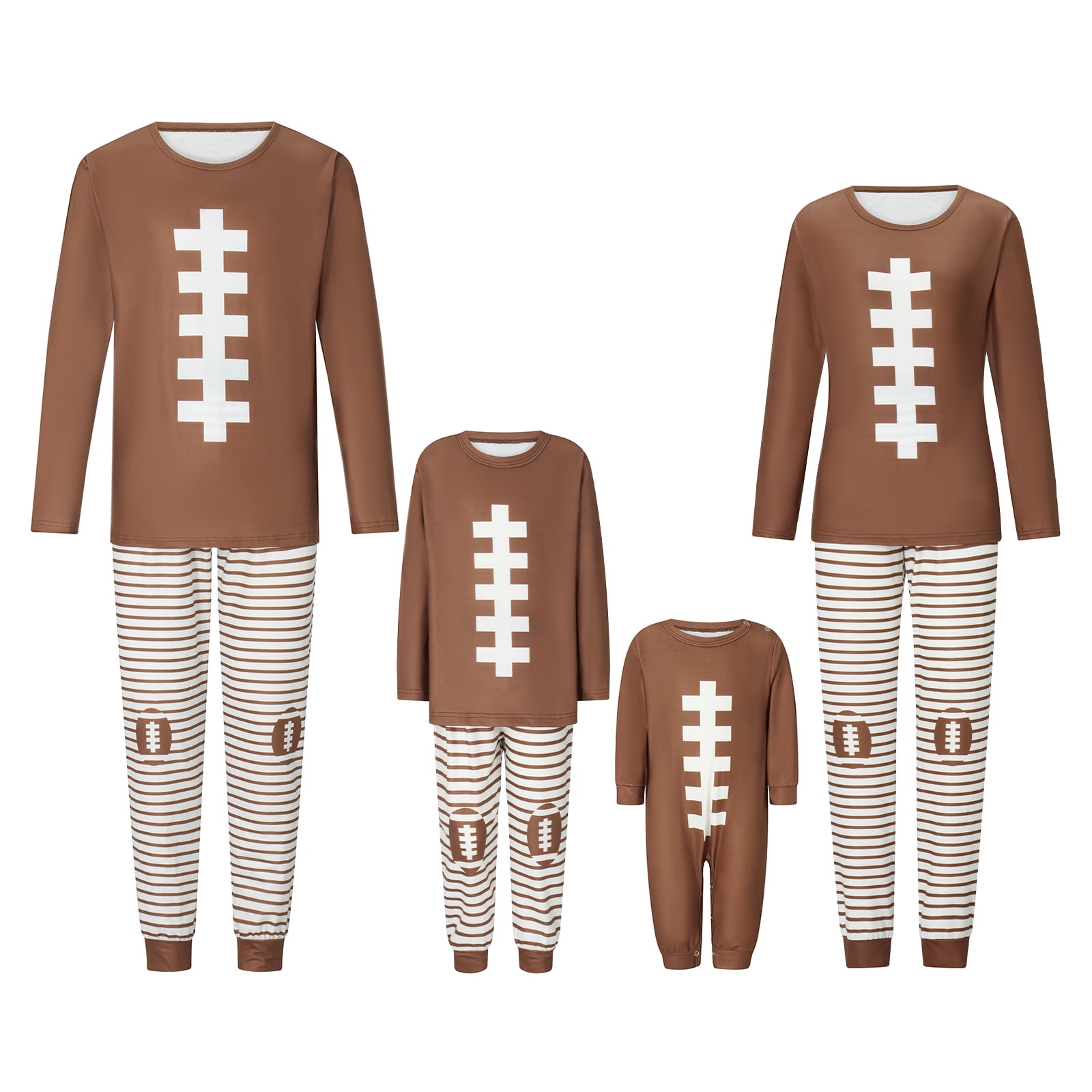 Family Matching Pajamas, Baby Romper/Crew Neck Long Sleeve Tops and ...