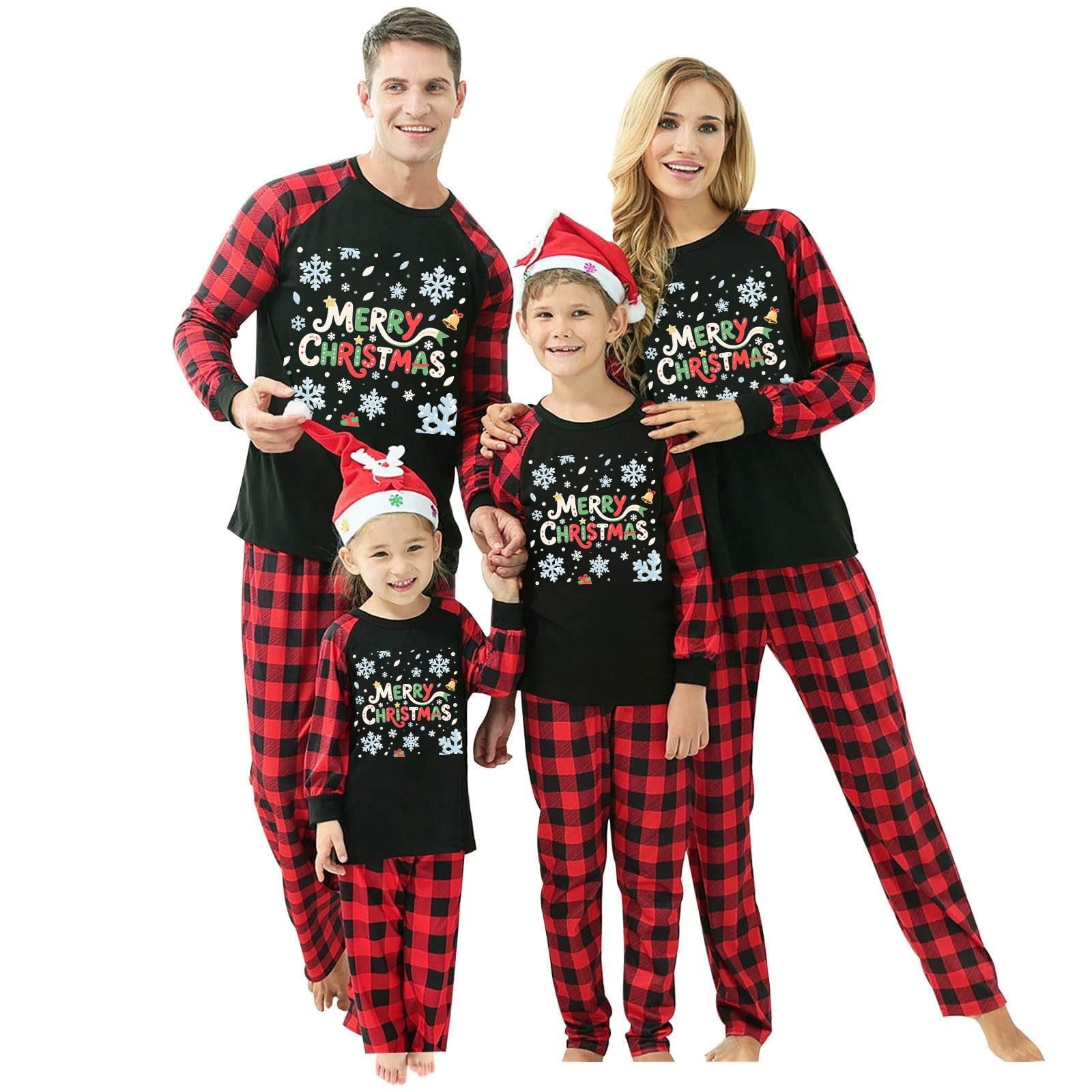 Family Matching Pajamas Christmas Christmas Print Comfy Holiday ...