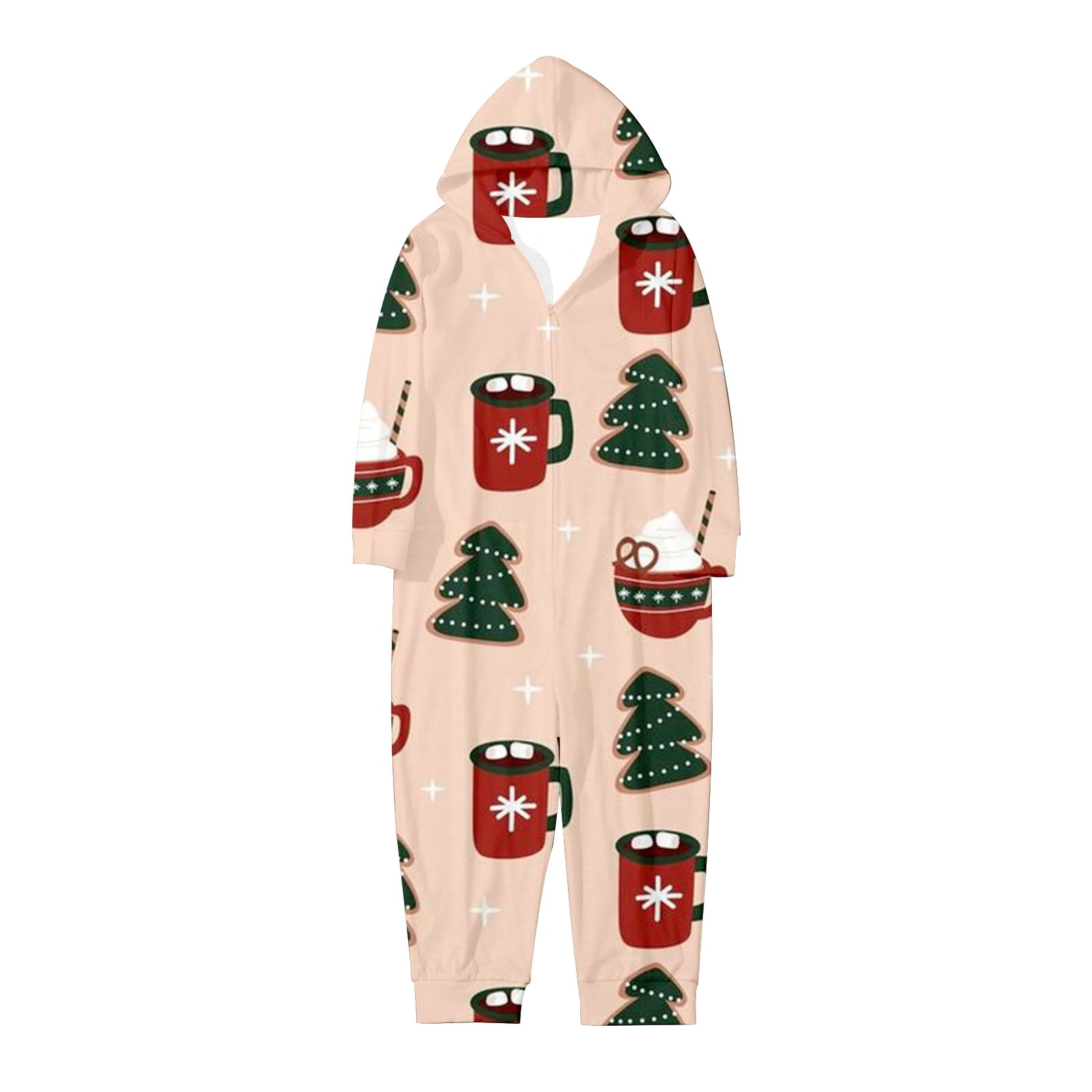 Family Matching Pajamas Mens Onesie Pajamas Bodysuit Long Sleeve Fall ...