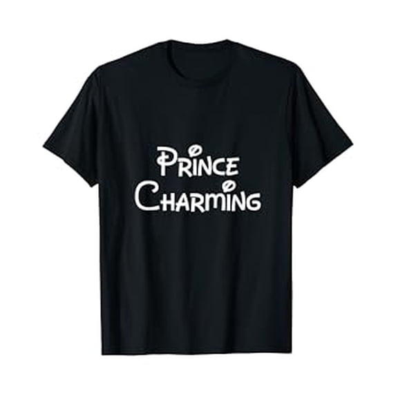 Family Matching Prince Charming Script T-Shirt Fun Wear - Walmart.com