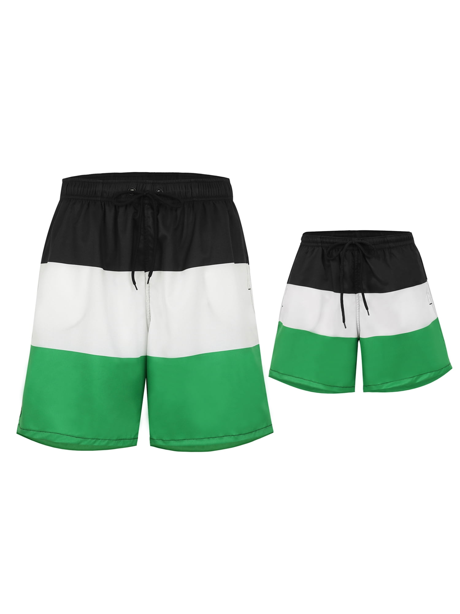 Family Matching Swimwear Parent Child Beach Swim Pants Father and Son ...